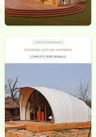 China 5-8 Person Heavy Duty Camping Glamping Tent 3000mm Waterproof Fire Proof Shelter 45m² Group Camping for sale