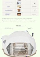 China 6m Transparent Starlight Camping Tent with Private Bathroom - Custom Glamping Cabin for Outdoor Luxury Accommodation for sale