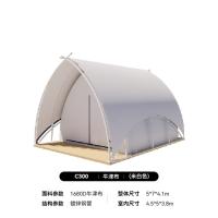 China 900D Oxford Fabric Camping Tent - 4-6 Person Capacity with 3000MM Waterproof Rating and Steel Frame for sale