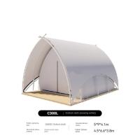 China C300mini Outdoor Camping Glamping Tent - 4-6 Person Capacity, 900D Oxford Fabric, All-Season 4x5.6x3.4m Shelter for sale