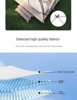 China C300mini Outdoor Camping Glamping Tent - 4-6 Person Capacity, 900D Oxford Fabric, All-Season 4x5.6x3.4m Shelter for sale