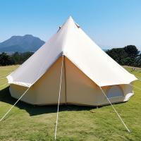 China Powder Coated Galvanized Steel Tubing Fireproof Bell Tent for Luxury Outdoor Camping with ODM Customization for sale