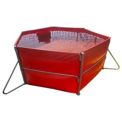 China Customizable PVC Fish Pond 1000L-100000L with Drainage Valve and Weather-Resistant Pump for sale