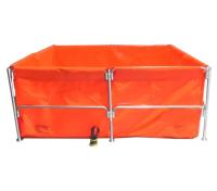 China Custom PVC Fish Pond 1000L-100000L UV Resistant Durable Frame Thickness 1.0mm-1.6mm for sale