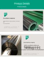 China HDPE Geomembrane Liner 0.5mm-3.0mm Thickness UV Resistance 4000h for Landfill Mining for sale