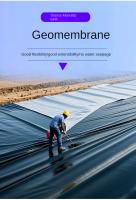 China HDPE Geomembrane Liner 0.5mm to 3.0mm Thickness for Landfill Pond Mining Water Containment for sale