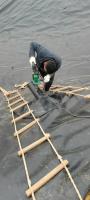 China HDPE Geomembrane Liner 0.5mm to 3.0mm Thickness for Landfill Pond Mining Water Containment for sale