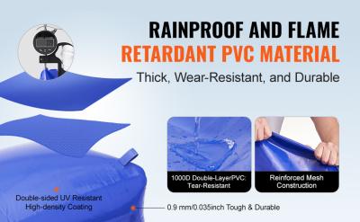 China Flexible Water Tank 100 to 500000L Malleable Liquid Storage Tank UV Resistant Corrosion Resistant Heavy Duty for sale
