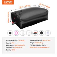 China PVC Tarpaulin Flexible Water Tank 1000 to 1000000 Liters UV Resistant Easy Clean for sale