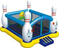 China Custom Logo Inflatable Amusement Park UV Protected Durable Outdoor Play Equipment 5m x 4m x 3m for sale