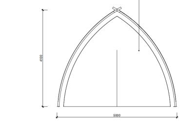China Fire Proof Camping Glamping Tent 5m x 9m for 5-8 People Brown Color Options for sale