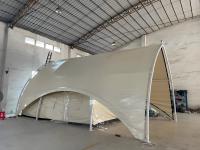 China 550kg Support Luxurious Camping Shelter 5m x 9m Brown Color Options for Outdoor Glamping for sale