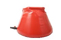 China Onion-Shaped PVC Thickened Flexible Water Tank 800-900L Foldable Portable Disaster Relief Firefighting Reservoir for sale