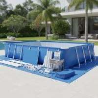 China Customizable Portable PVC Swimming Pool Tearing Strength 260N/M for Kids Adults Indoor Outdoor for sale