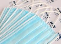 China 95% Filter Rating Earloop Surgical Face Mask , Medical Face Shield Mask Anti - Dust for sale