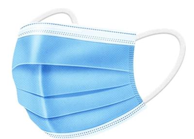 China 3 Ply Protective Surgical Breathing Face Masks For Germ Protection for sale