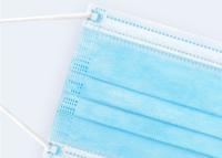 China 3 Ply Protective Surgical Breathing Face Masks For Germ Protection for sale