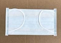 China 95% Filtering Efficiency Nonwoven Earloop Surgical Face Mask 3 Ply for sale
