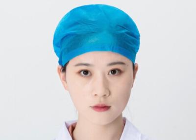 China 10g Good Ventilation Non Woven Bouffant Cap Disposable For Hospital for sale