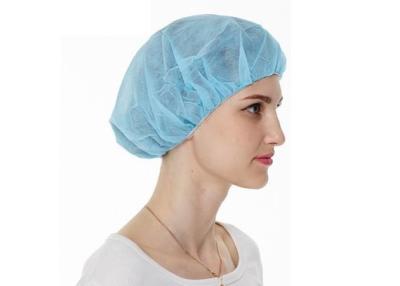 China Colourful Non Woven Disposable Bouffant Cap Anti Hair Loss for sale