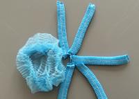 China Light Non Woven Disposable Head Cap Elastic And Recoverable for sale