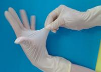 China XL Good Elasticity And High Strength Medical Exam Latex Gloves for sale