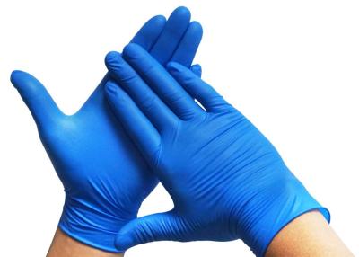 China Pure Latex Disposable Exam Gloves with Good Pulling Force And Adhesion for sale