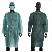China Reinforced ISO13485 Disposable Plastic Gown for sale