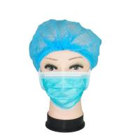 China Odorless 95% Disposable Face Mask Blue And White for sale