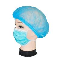 China Odorless 95% Disposable Face Mask Blue And White for sale