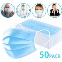 China Nonwoven 50 Pack Disposable Earloop Face Mask for sale