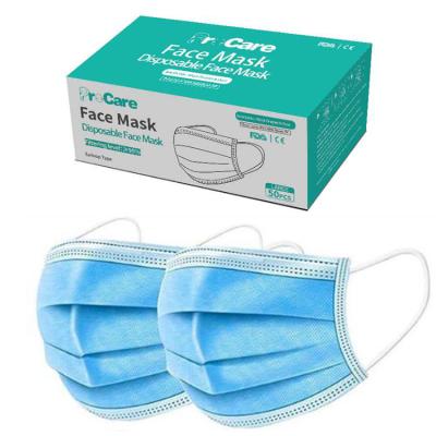 China Bfe 95% Gb2626-2006 Disposable Earloop Mouth Masks for sale