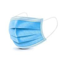 China High quality manufacture factory price disposable 3 ply 3 layers mask Medical protective face mask particulate respirato for sale