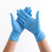 China Natural Rubber DIN EN 374 Powder Free Medical Gloves for sale