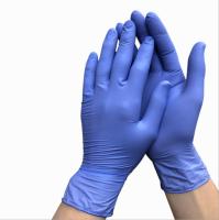 China Square XL Latex Medical Gloves for sale