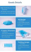 China 3 layers disposable medical surgical mouth face mask for sale for sale