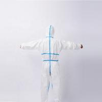 China White Full Body 3xl 65gsm Disposable Surgical Gown Prevent Liquid Penetration for sale