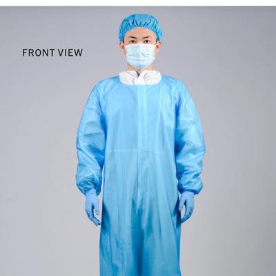 China Class I Class II Class III PP + PE / SMS Disposable Surgical Gown 15gram for sale