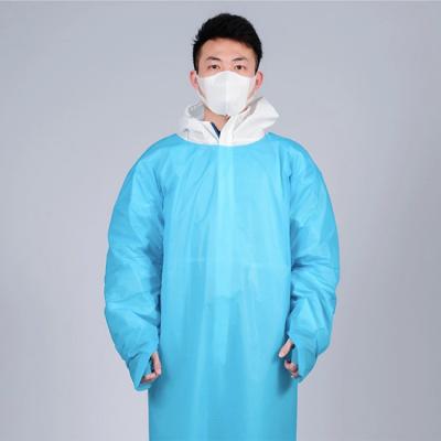 China PP + PE / SMS Knitted Cuff Or Elastic Cuff Sterile Disposable Surgical Gown for sale