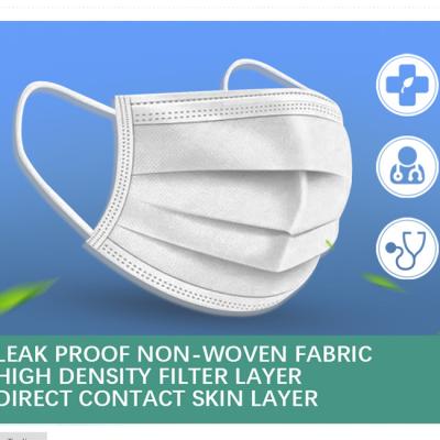China Earloop Health 3 Ply Medical Surgical Face Mask for sale