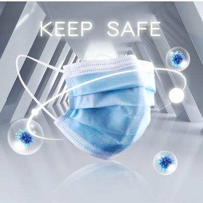 China Surgical OEM 17.5*9.5cm Disposable Earloop Face Mask for sale