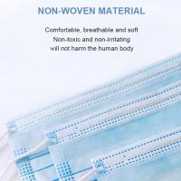 China Comfortable Earloop Hypoallergenic 3 Ply Non Woven Face Mask for sale