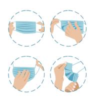 China Breathable Surgical Disposable 3ply Earloop Nonwoven Face Mask for sale