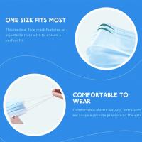 China 99% Protection Nonwoven Nose Clip Fda Approved Face Masks for sale