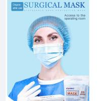 China 18x9cm Waterproof Dustproof Disposable Earloop Face Mask for sale