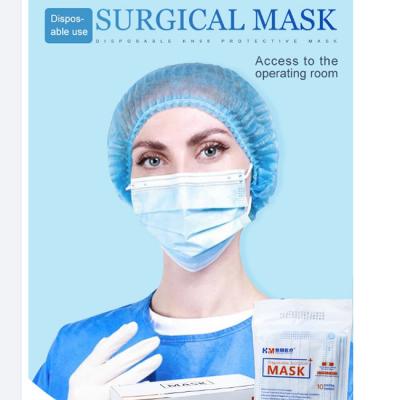 China Protective 3 Layers Disposable Earloop Face Mask For Surgical for sale