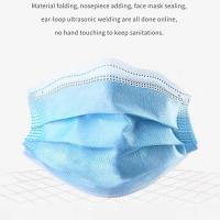China 18x9cm Waterproof Dustproof Disposable Earloop Face Mask for sale