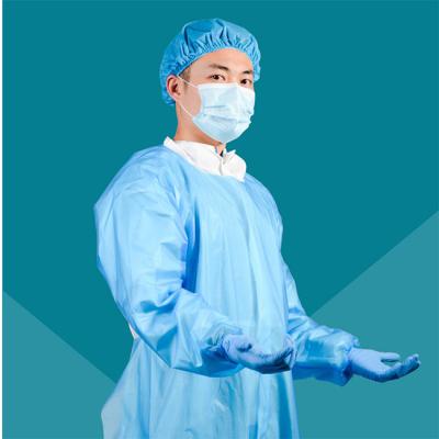 China Full Body Good Air Permeability Surgery Sgs Disposable Medical Gown for sale
