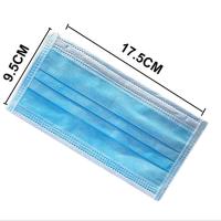 China Outdoor 17.5x9.5cm Meltblown Earloop Surgical Face Mask for sale