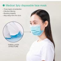 China Blue 3 Ply Safety 99% Oem Face Mask For Personal Health for sale